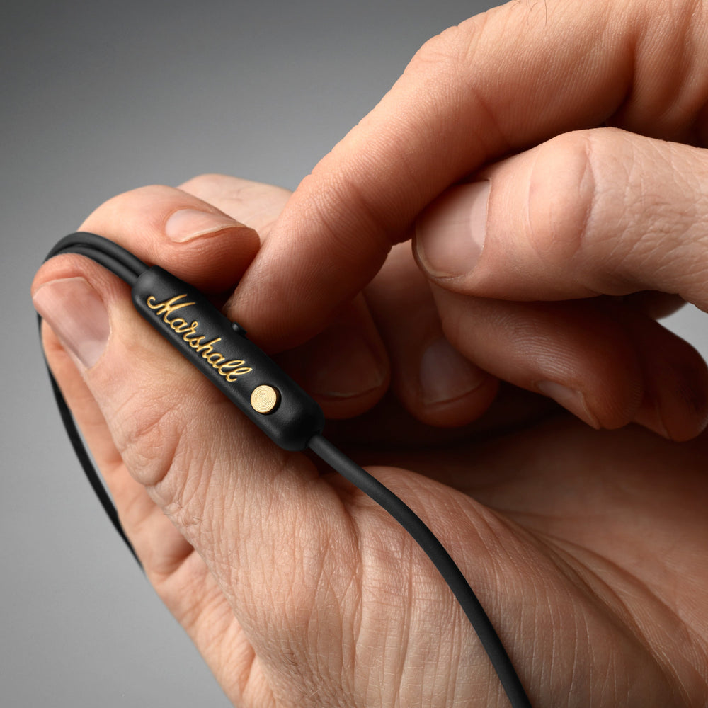 หูฟัง MARSHALL MODE EQ - BLACK AND BRASS (หูฟังมีสาย, หูฟังอินเอียร์ ...